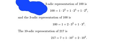 Answered 2 Adic Representation Of 100 Is 100 122 125 126 And