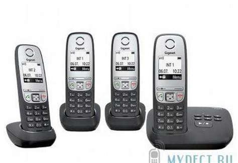 Радиотелефон с 4 мя трубками Siemens Gigaset A415a Festima Ru Мониторинг объявлений