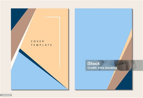 색깔이 있는 기하학적 모양 텍스트를 위한 위치입니다 비즈니스 브로셔 전단지 엽서 포스터 디자인 당신의 디자인을 위한 템플렛 벡터 A4 용지에 대한 스톡 벡터 아트 및 기타