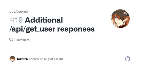 Additional Api Get User Responses Issue Ppy Osu Api GitHub