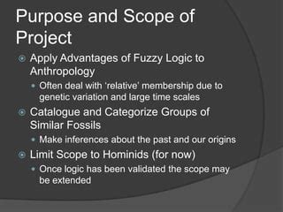 Fuzzy Logic Fossil Classification System PPTX