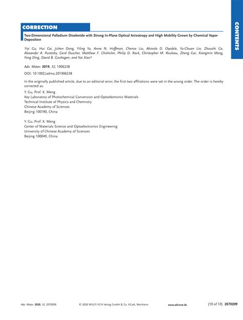 Two‐dimensional Palladium Diselenide With Strong In‐plane Optical Anisotropy And High Mobility