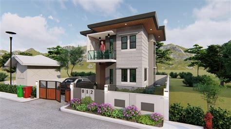 2 Storey House Design 5 X 6 M By Renante Mosqueda At