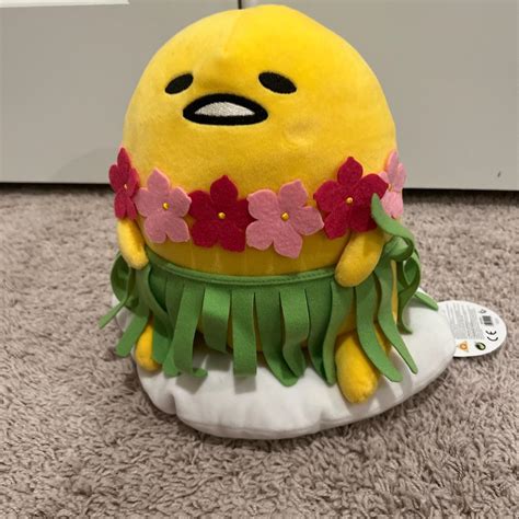 Gudetama Hula Dancer Plushie Sanrio Kawaii Lazy Depop