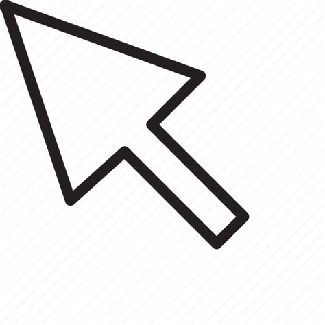 Arrow Cursor Line Mouse Selection Icon