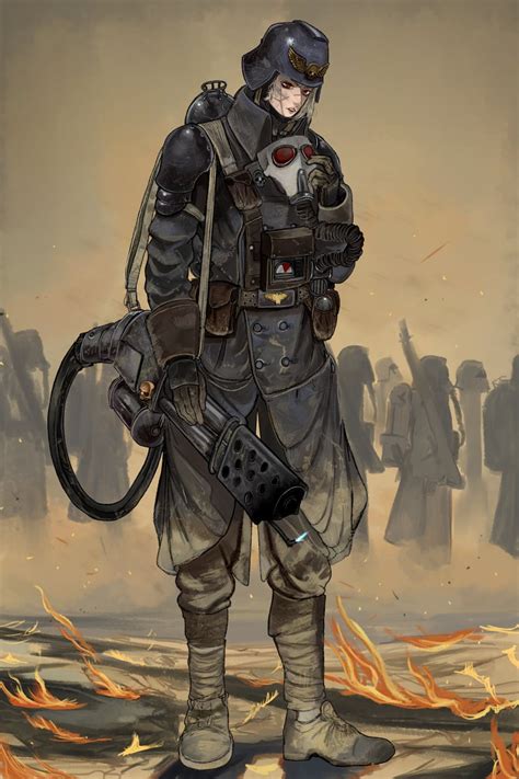 Astra Militarum Warhammer 40k Drawn By Kkghost Tv Danbooru