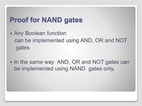 Nand And Nor Pptx