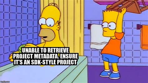 meme overflow on twitter unable to retrieve project metadata ensure