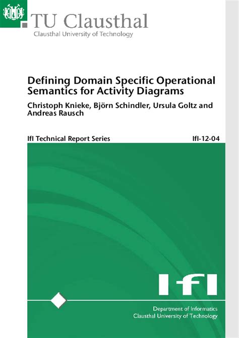defining domain specific operational semantics for activity diagrams