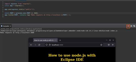 How To Use Nodejs With Eclipse Ide Step By Step Golinuxcloud