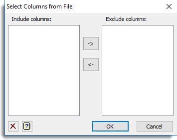 Select Columns From File Genstat V