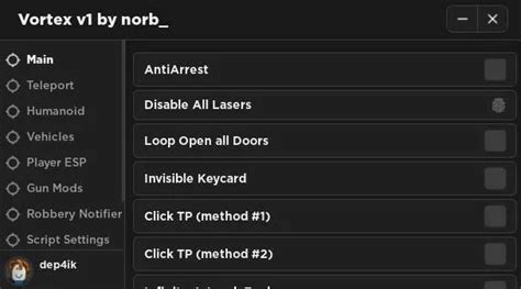 Jailbreak Script Vortex Hub Roblox Scripter