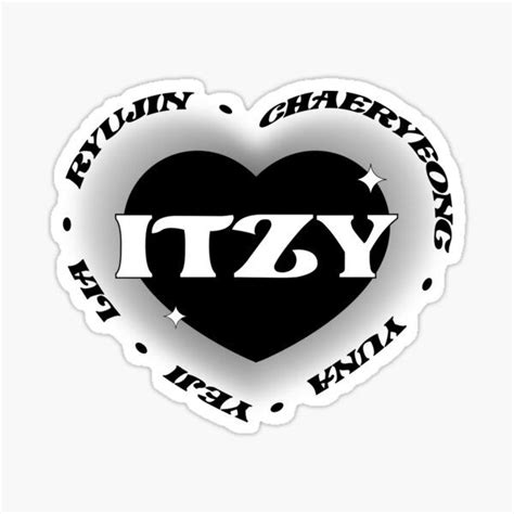 ITZY Sticker By Lea Svrd Pop Stickers Stickers Print Stickers
