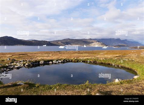 Greenland Thermal Pool Or Hot Springs Resulting From Geothermal Energy