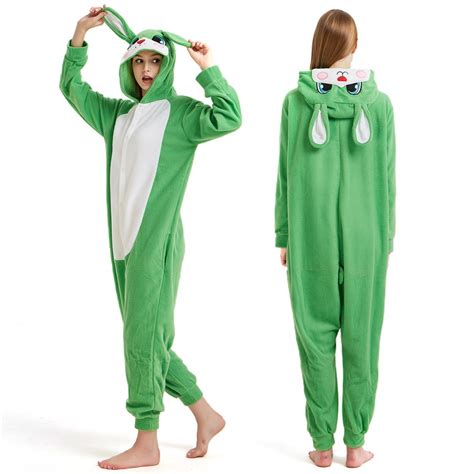 Affordable Green Bunny Onesie Pajamas Global Express
