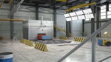 Crash Test Laboratory Model Turbosquid 1510012