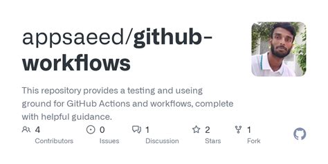 Github Appsaeedgithub Workflows This Repository Provides A Testing