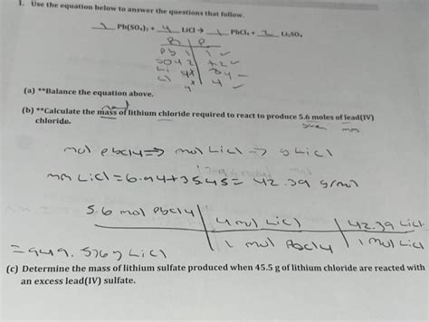 [answered] 1 Use The Equation Below To Answer The Questions That Follow Kunduz