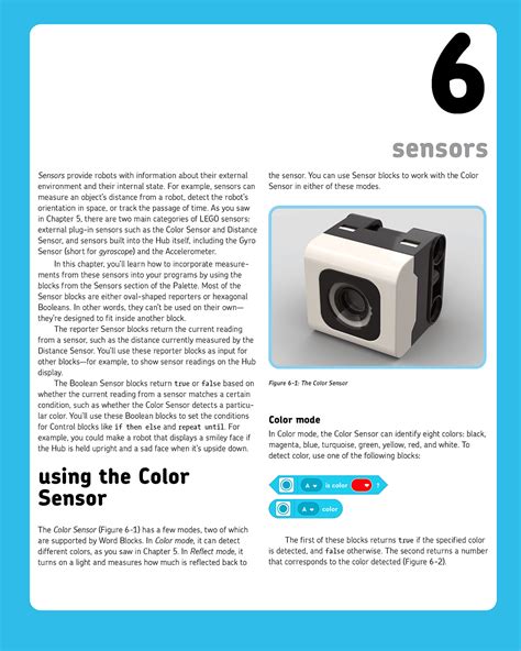 Chapter 6 Sensors Getting Started With Lego Mindstorms Book