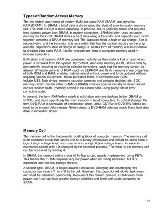 Random Access Memory RAM PDF