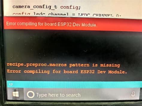 Need Help With Esp32 Cam I Am Getting This Error And Now I Am Tired