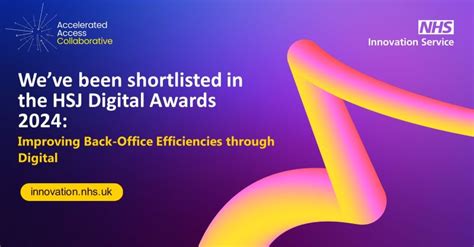 Accelerated Access Collaborative On Linkedin Nhsinnovationservice Hsjdigitalawards