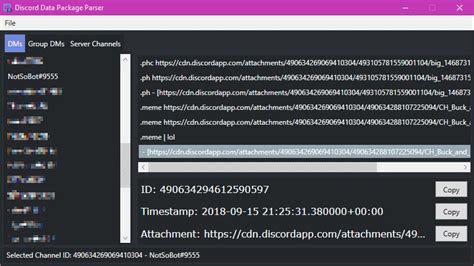 I Made A Program To Help Read The Discord Data Package Discordapp