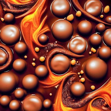 Premium AI Image | Caramel chocolate