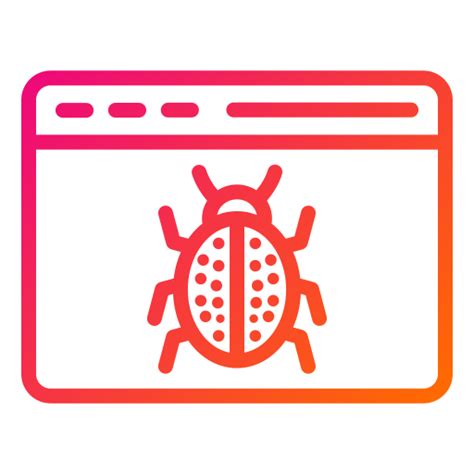 Malware Generic Gradient Outline Icon