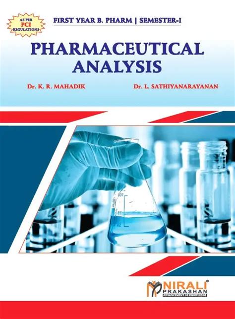 Nirali Pharmaceutical Analysis For 2024 Exam