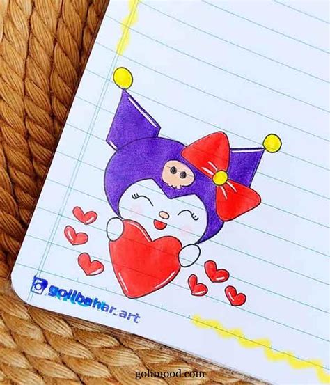 نقاشی برای کنار دفتر مشق ” 2025؛ با طرح های مرتبط با علایق دختر و پسر