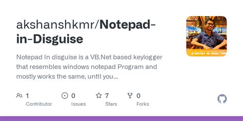 GitHub Akshanshkmr Notepad In Disguise Notepad In Disguise Is A VB