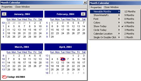 monthcalendar