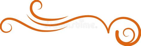 Calligraphy Curve Line Stock Vector Illustration Of Calligraphy