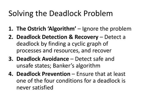 practical session 12 deadlocks ppt download