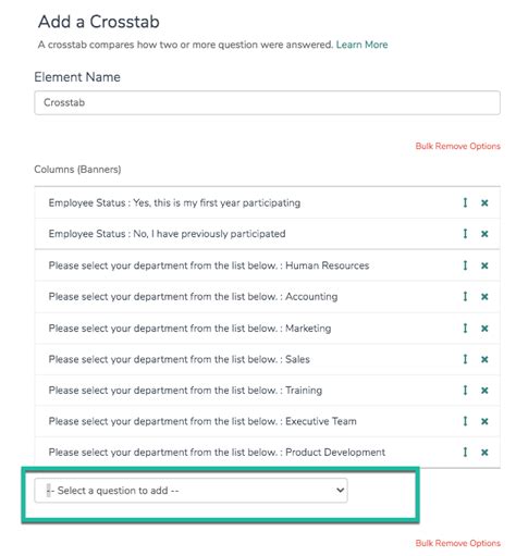 Crosstab Report Alchemer Help
