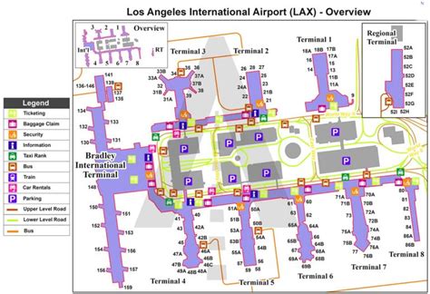 terminals at the los angeles international airport lax