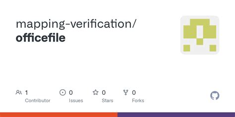 Github Mapping Verificationofficefile