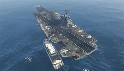 New Aircraft Carrier Menyoo Gta5