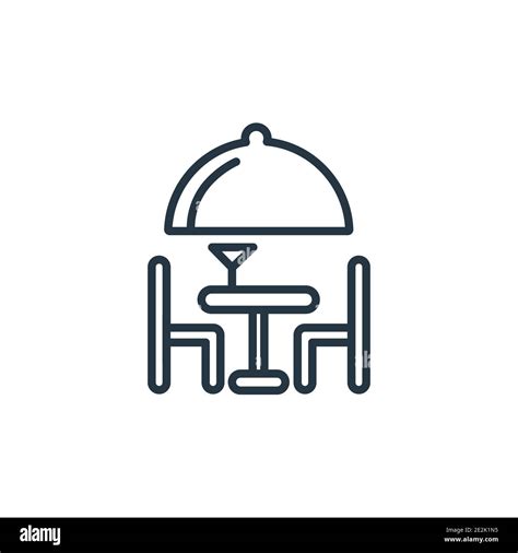 Terrace Outline Vector Icon Thin Line Black Terrace Icon Flat Vector Simple Element