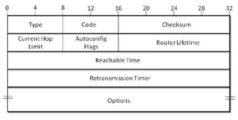Router Advertisement Message Format [27] Download Scientific Diagram