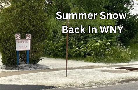 Summer Snow Is Back In Western New York