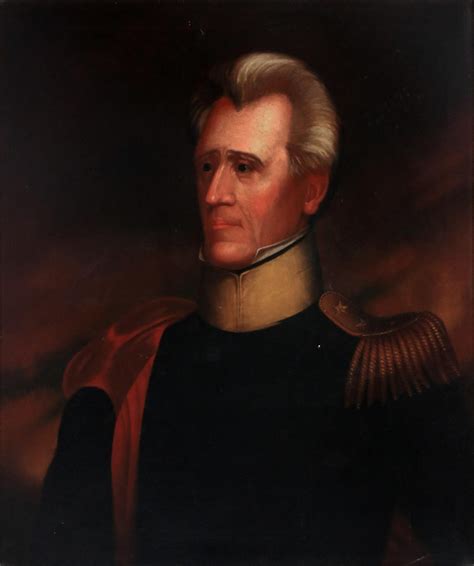 Ralph Eleaser Whiteside Earl Untitled Portrait Of Andrew Jackson In