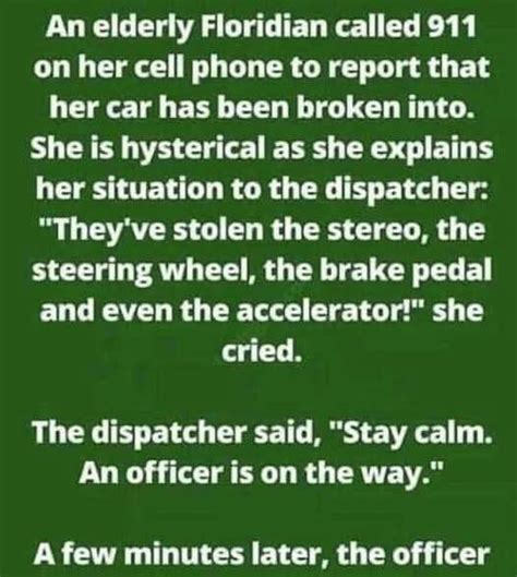 Movies 🚨 Hysterical 911 Call Grandmas Car Stolen🚨 What The Officer