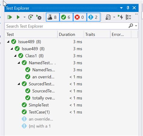 Vs156 Real Time Test Discovery Yields Unrunnable Nunit Tests · Issue