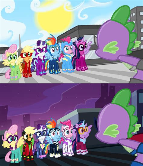 The Power Ponies Day And Night Know Your Meme
