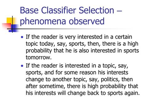 Ppt Ensemble Based Approach For One Class Text Stream Classification With Concept Drift