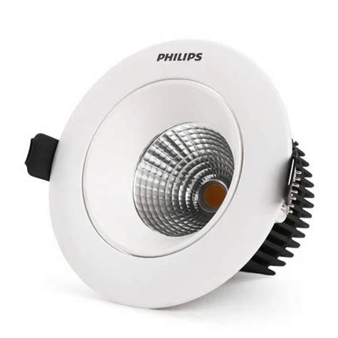 Led Philips 7 Watt Round Astra Spot Recessed Cob Spot Light Cool Day