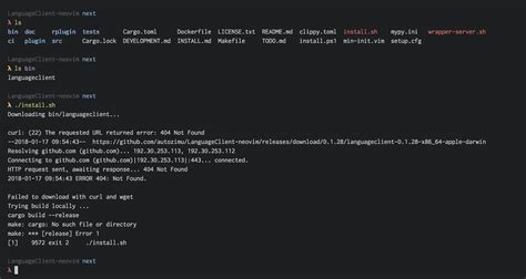 languageclient not executable · issue 279 · autozimu languageclient