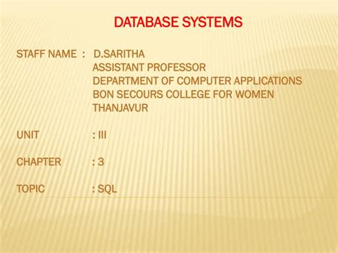 Structured Query Language Pdf Databases Computer Software And